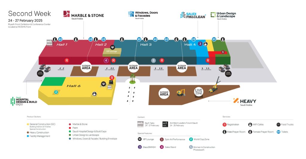 Plan your visit | Big 5 Construct Saudi